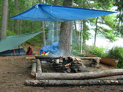 www.AlgonquinAdventures.com - Backcountry Camping / Shelter